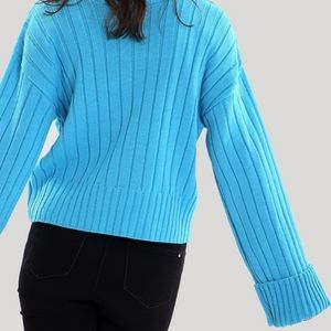 Sweaters | Turquoise Turtle Neck Sweater | Poshmark